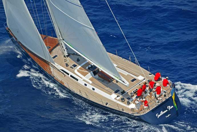 Southern Star wins the Southern Wind Cup at Loro Piana Superyacht Regatta